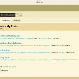 What Is “My Posts” - Forums | fotmd.com